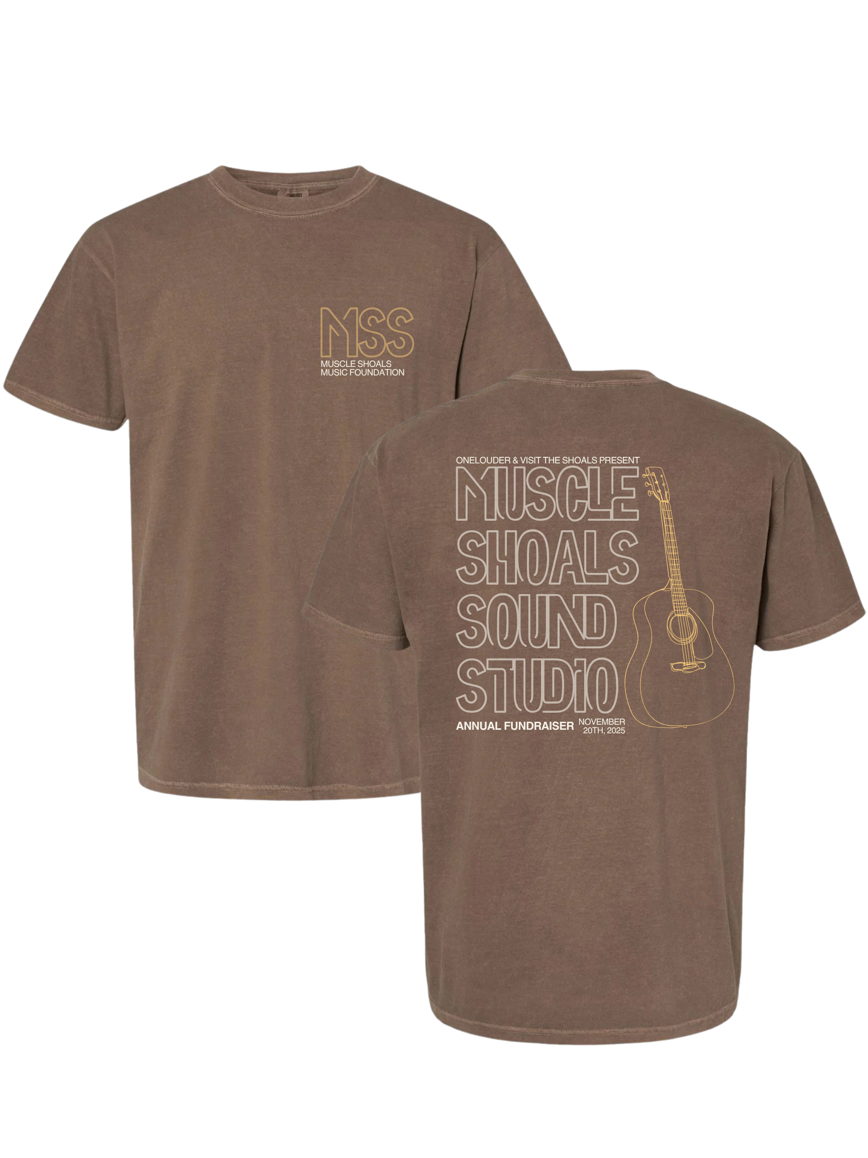 Annual Fundraiser Tee – Muscle Shoals Sound Studio